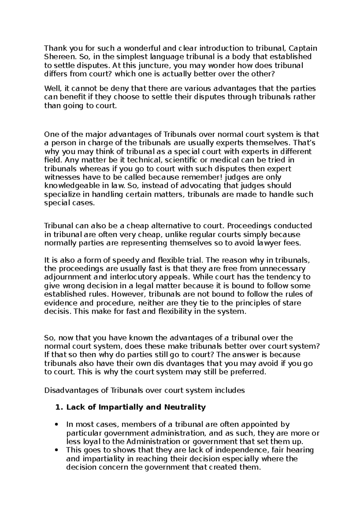 S.32 hearsay evidence - Evidence Law - Studocu