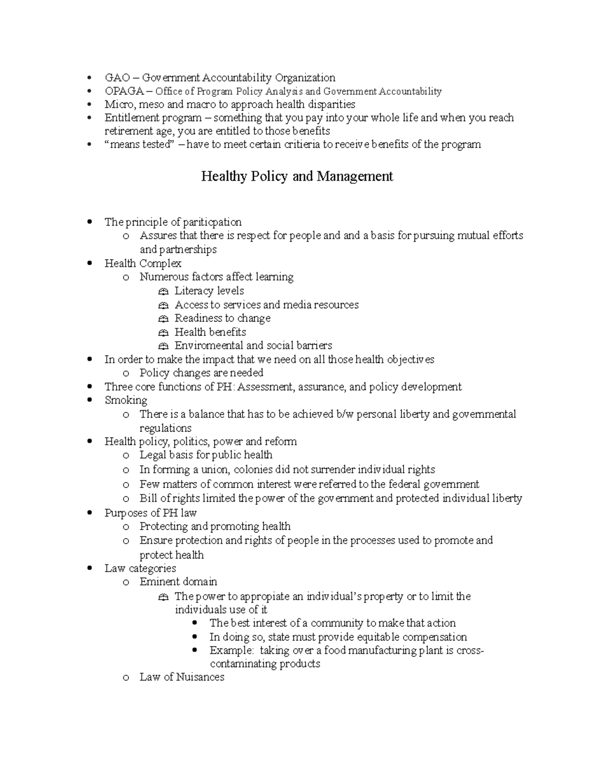 Lecture 7 - 100719 - GAO – Government Accountability Organization OPAGA ...
