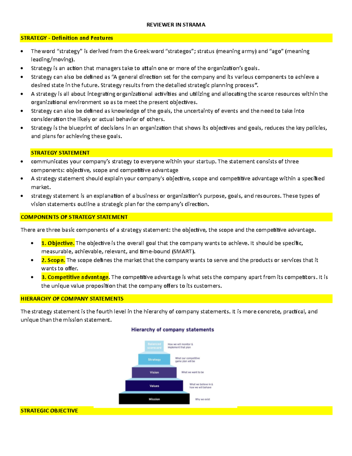 Reviewer IN Strama - REVIEWER IN STRAMA STRATEGY - Definition and ...