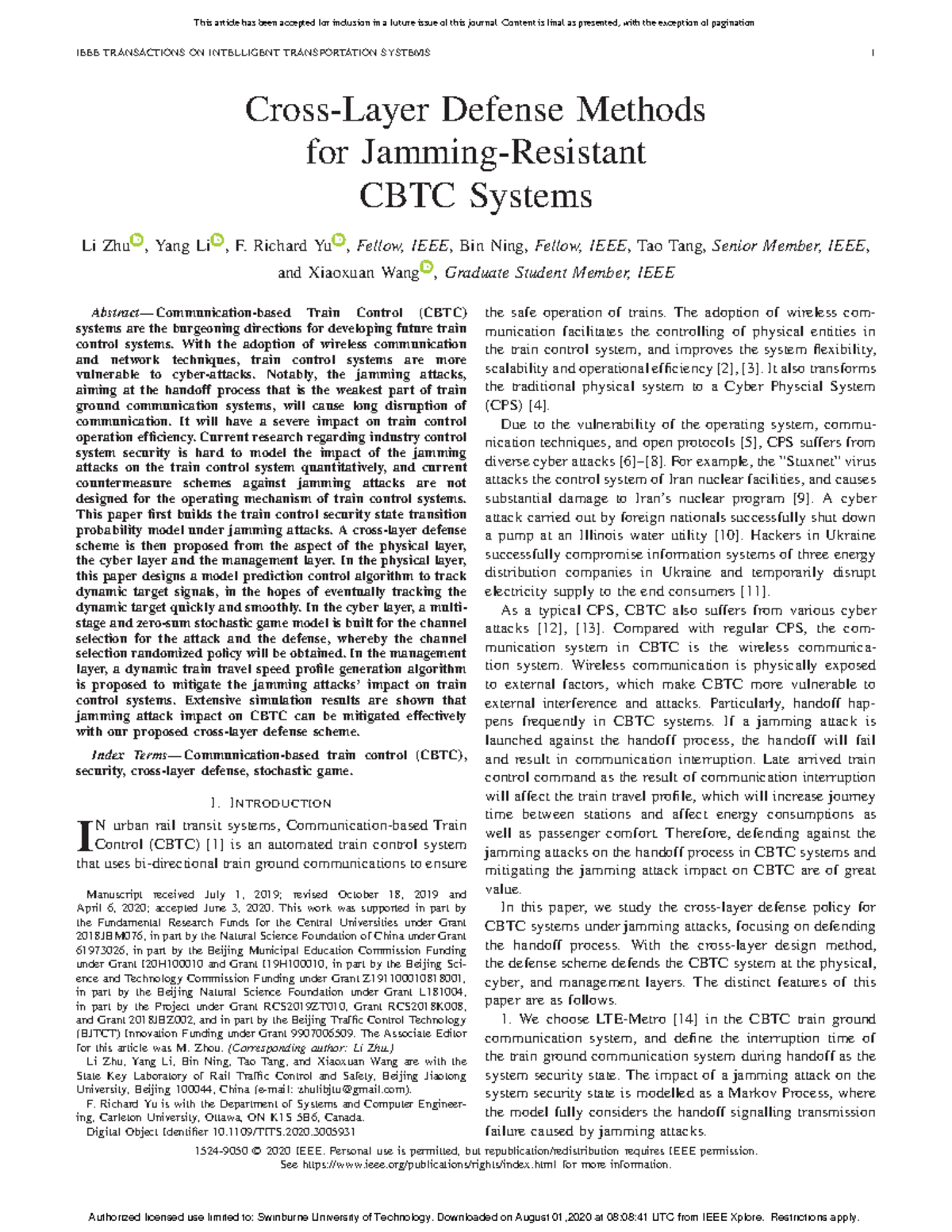 Zhu2020 - 11éafsafasdasdas - IEEE TRANSACTIONS ON INTELLIGENT ...