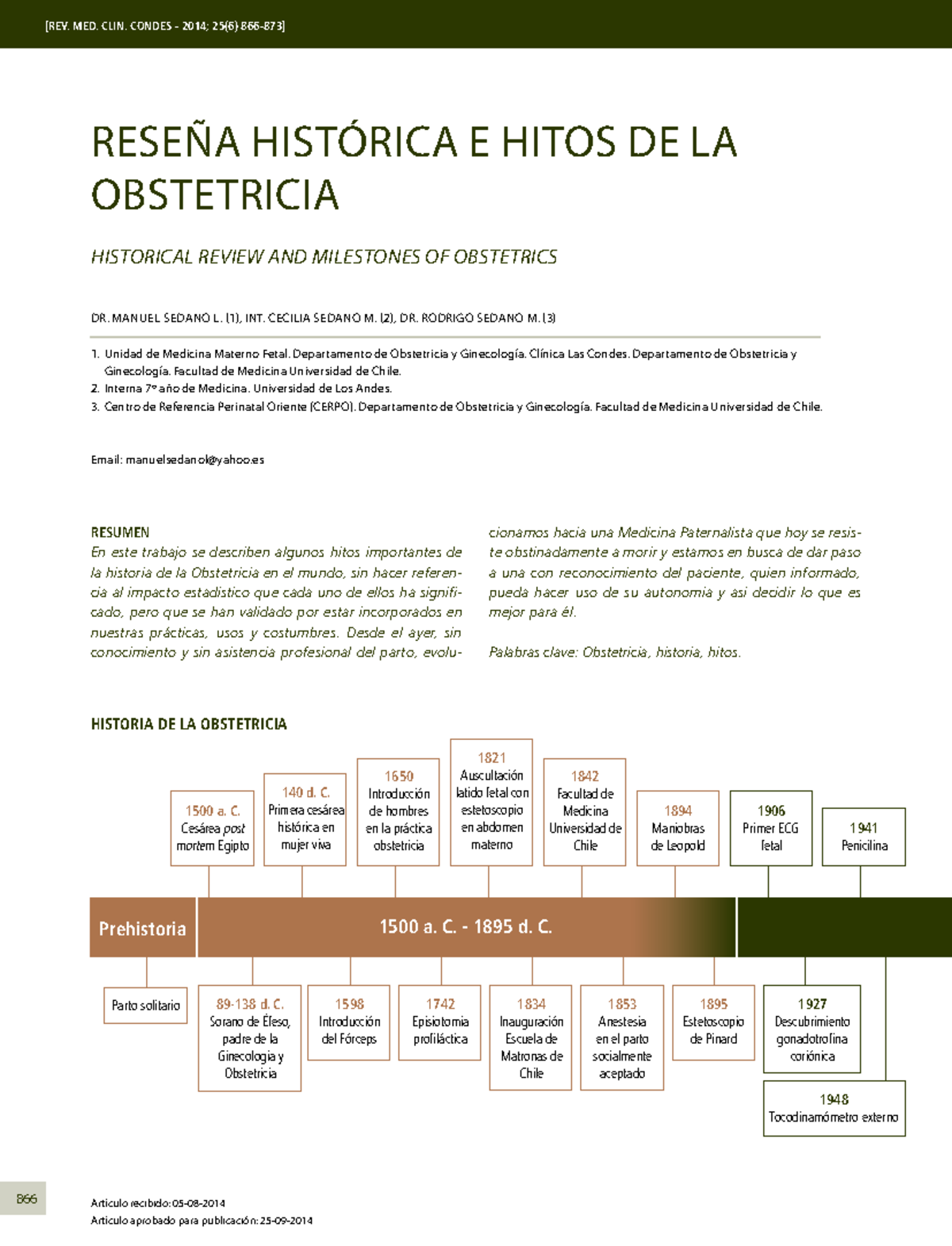 Historia de la obstetricia - Desde el ayer, sin conocimiento y sin ...