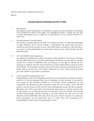 Gender and Society-Reflection Paper - GENDER AND SOCIETY REFLECTION ...