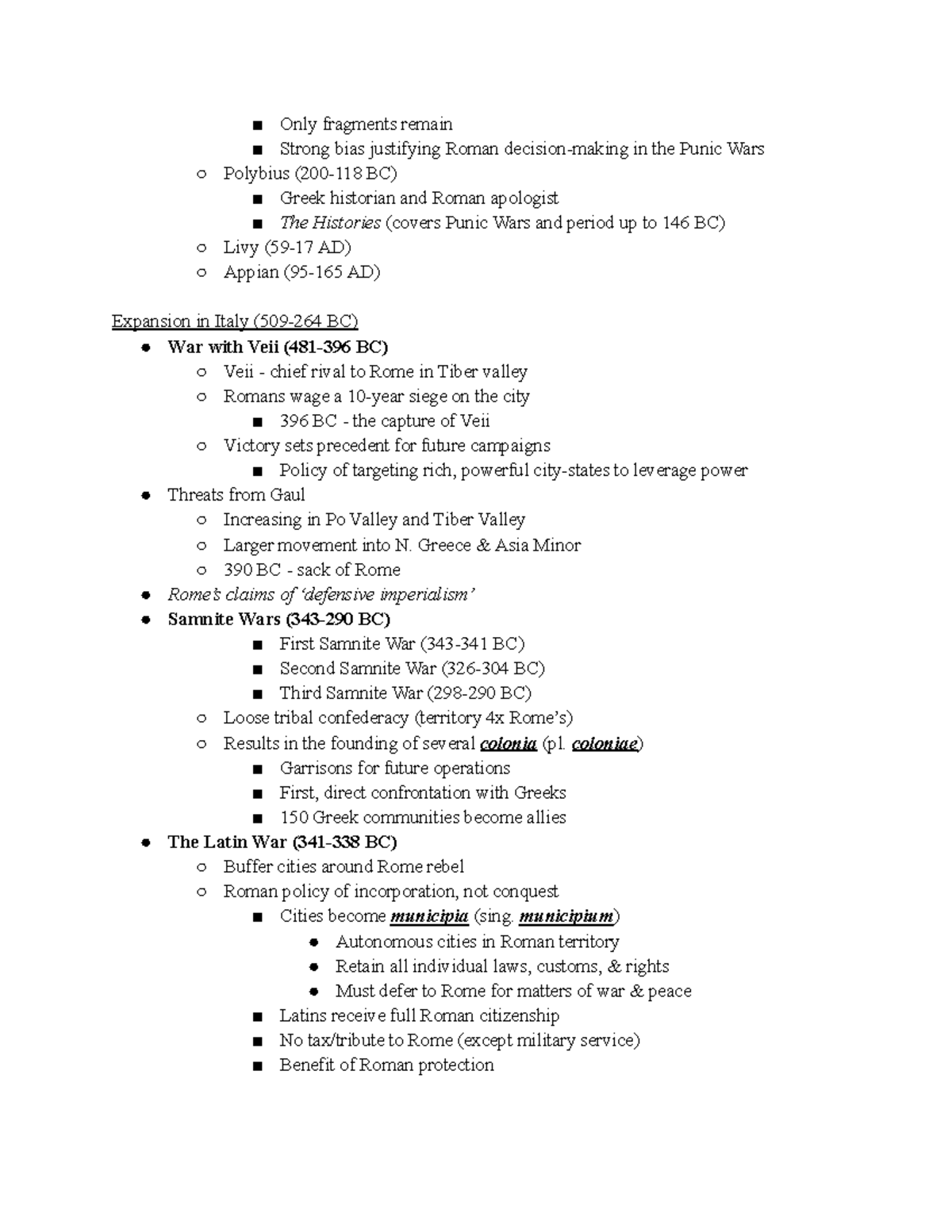 CLAS 105 - 11.1 Lecture (3) - Only fragments remain Strong bias ...