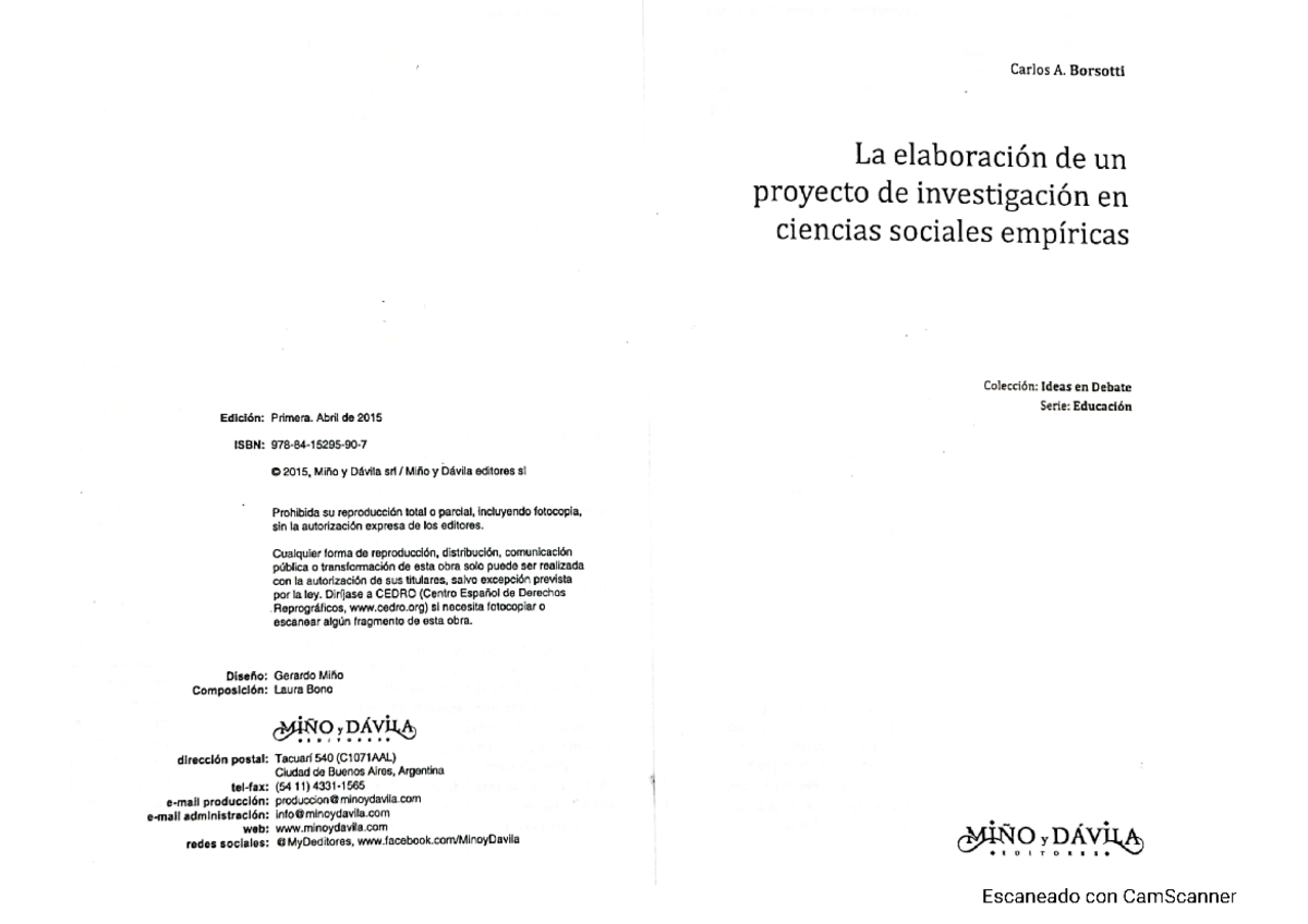 Borsotti - Cap1 - cap 1 - Metodología De La Investigación - Studocu