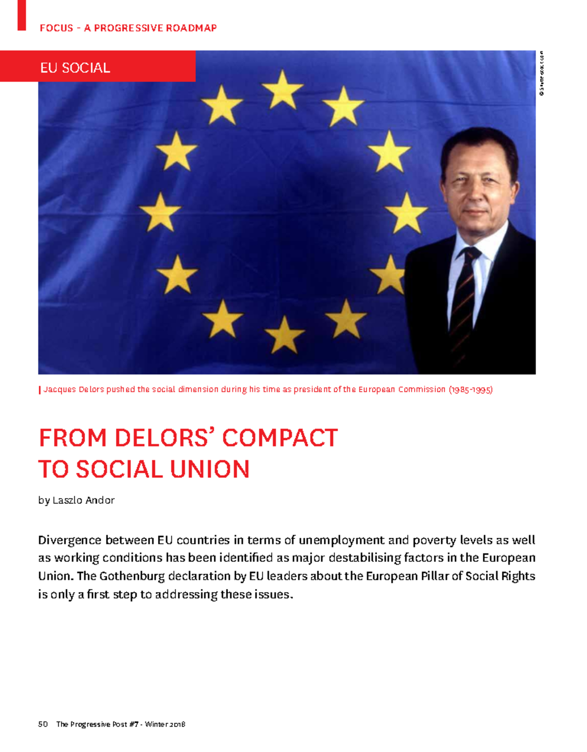 FROM Delors Compact TO Social Union - Divergence between EU countries ...