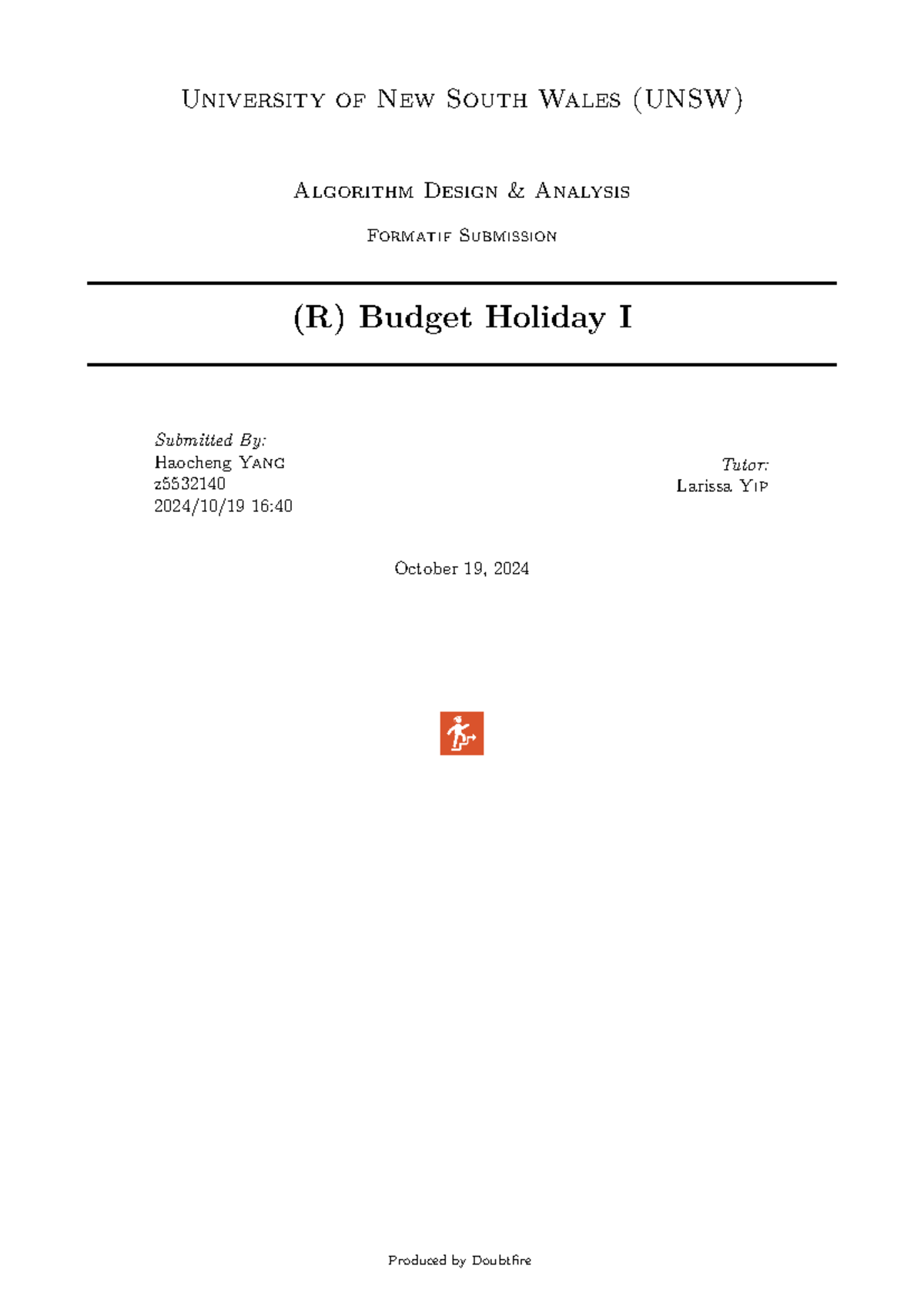 3 - 3.13 - University of New South Wales (UNSW) Algorithm Design ...