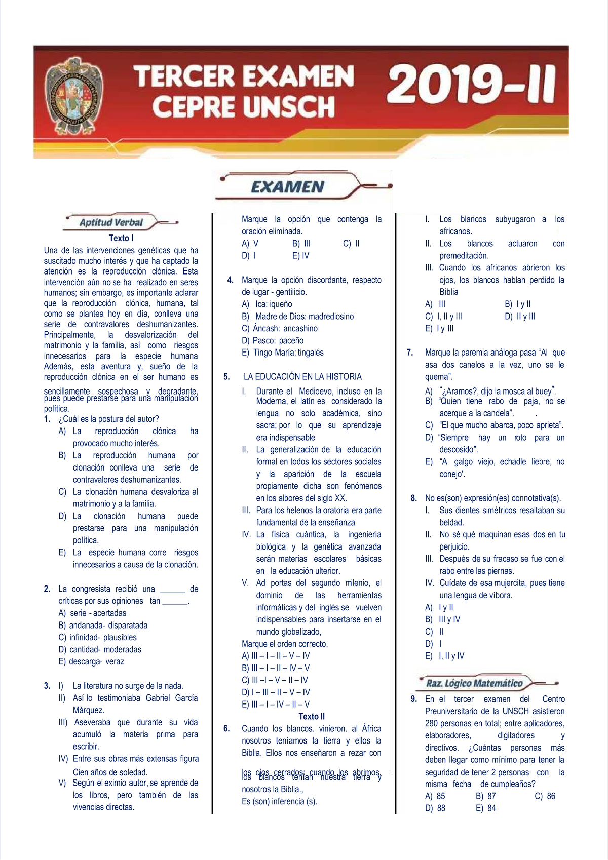 Pdf-solucionario-3er-examen-cepre-unsch compress - Texto ITexto I Una ...
