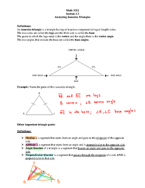 Lecture 2 (Pre Lim 2) Completed Notes - Math 1312 Lesson 2: Points ...