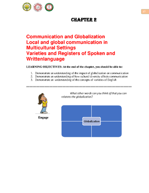 Chapter-1- Communication - Chapter 1 Communication: Types and Levels of ...