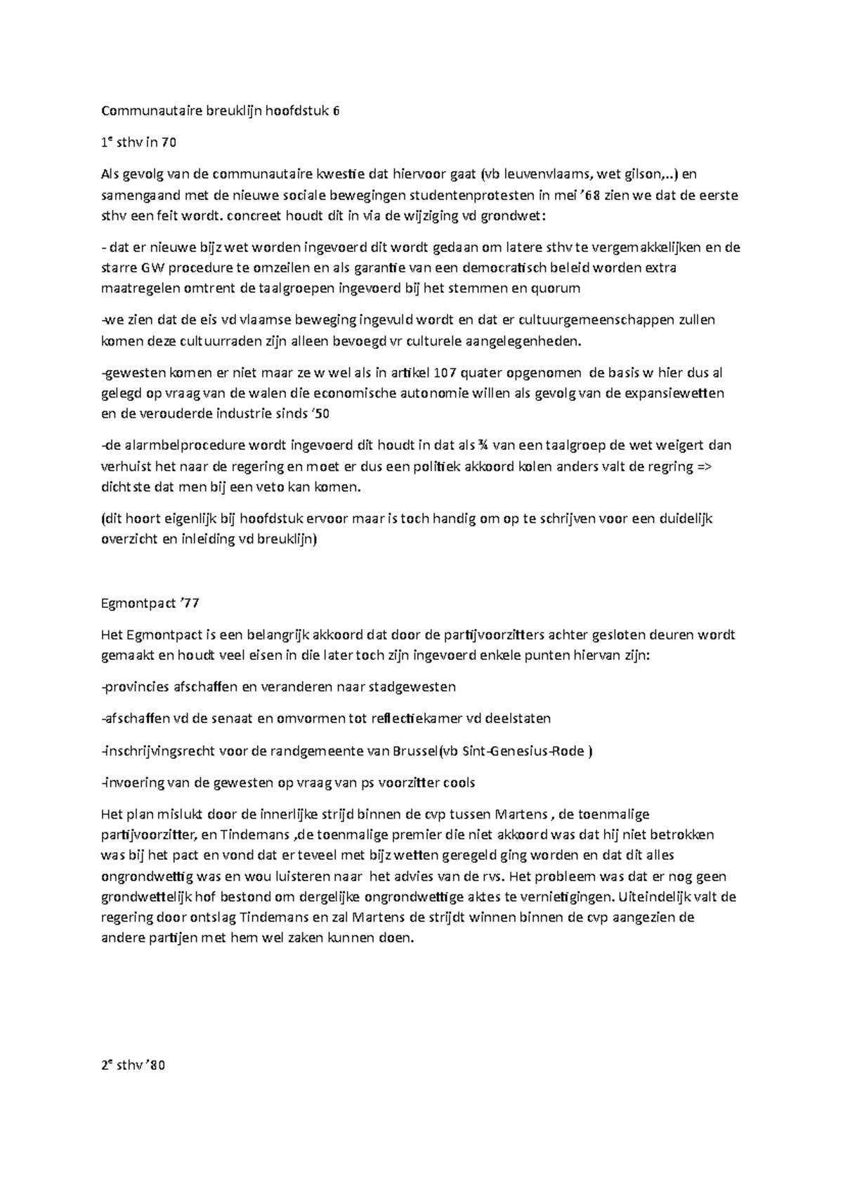 Communautaire breuklijn hoofdstuk 6 - .) en samengaand met de nieuwe ...