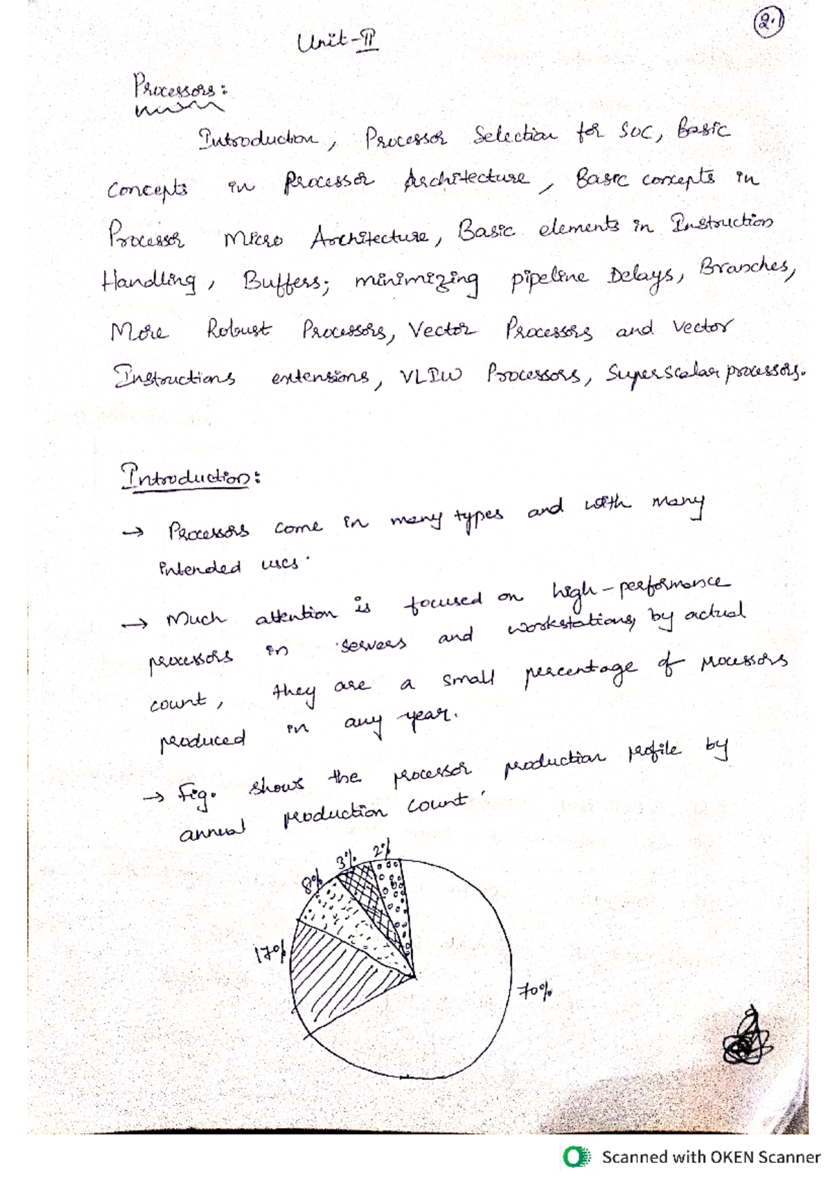Iv Ii Soca Unit 2 Notes 2 Processors Mm Introduction Processor