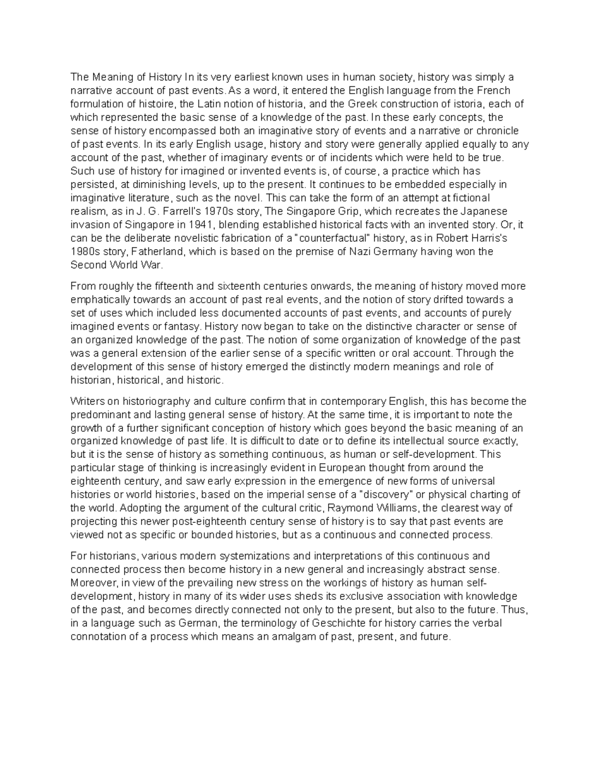 History Research - Lecture notes 1 - Bachelor of Science in Computer ...