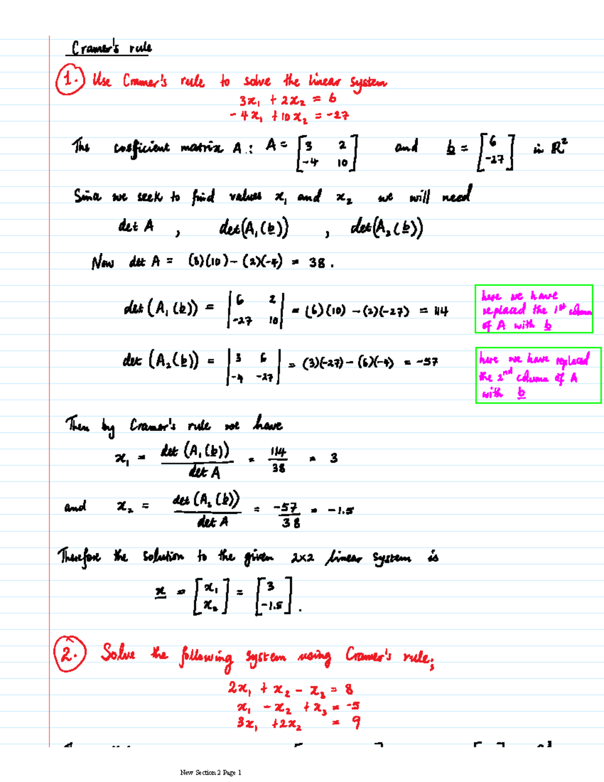 Lect 18 - notes on 132 - MATH132H1 - Studocu