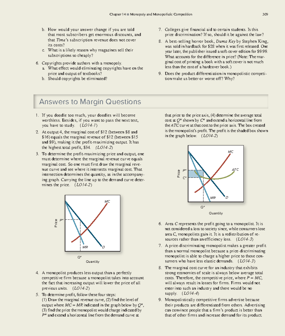 Economics-120 - n/a - Chapter 14 Monopoly and Monopolistic Competition ...