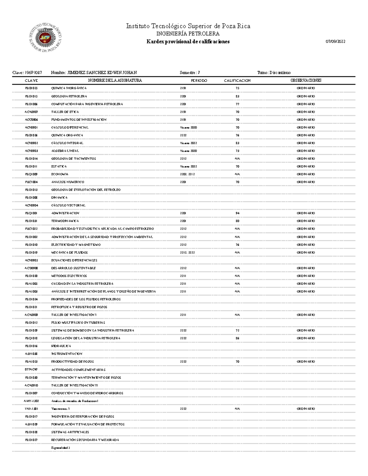 199ffa62 1117 4434 b7db 6fdafa 66240 c - 07/09/ Clave: 196P CLAVE ...
