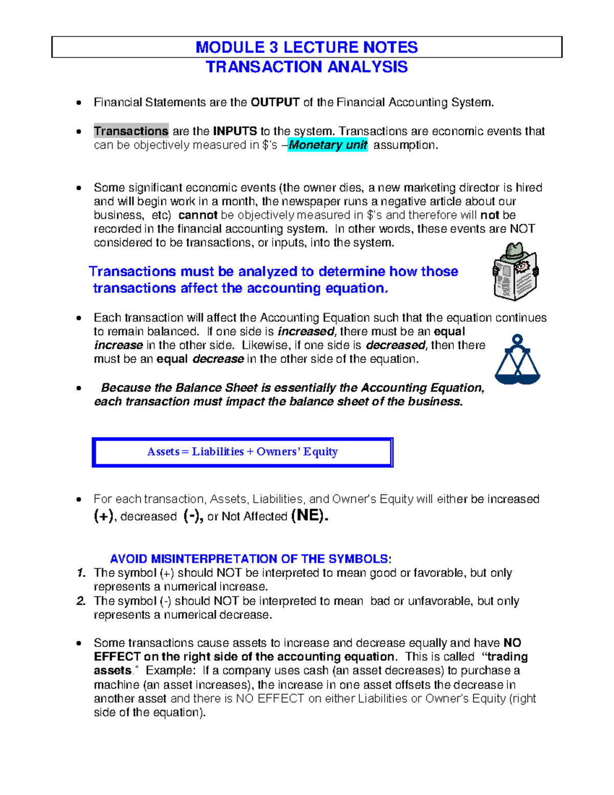 Module 3 Lecture Notes Revised SP21 - MODULE 3 LECTURE NOTES ...