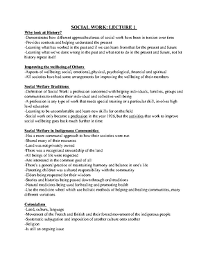 All lecture notes - Lecture 1 - January 8th: Introduction What is ...