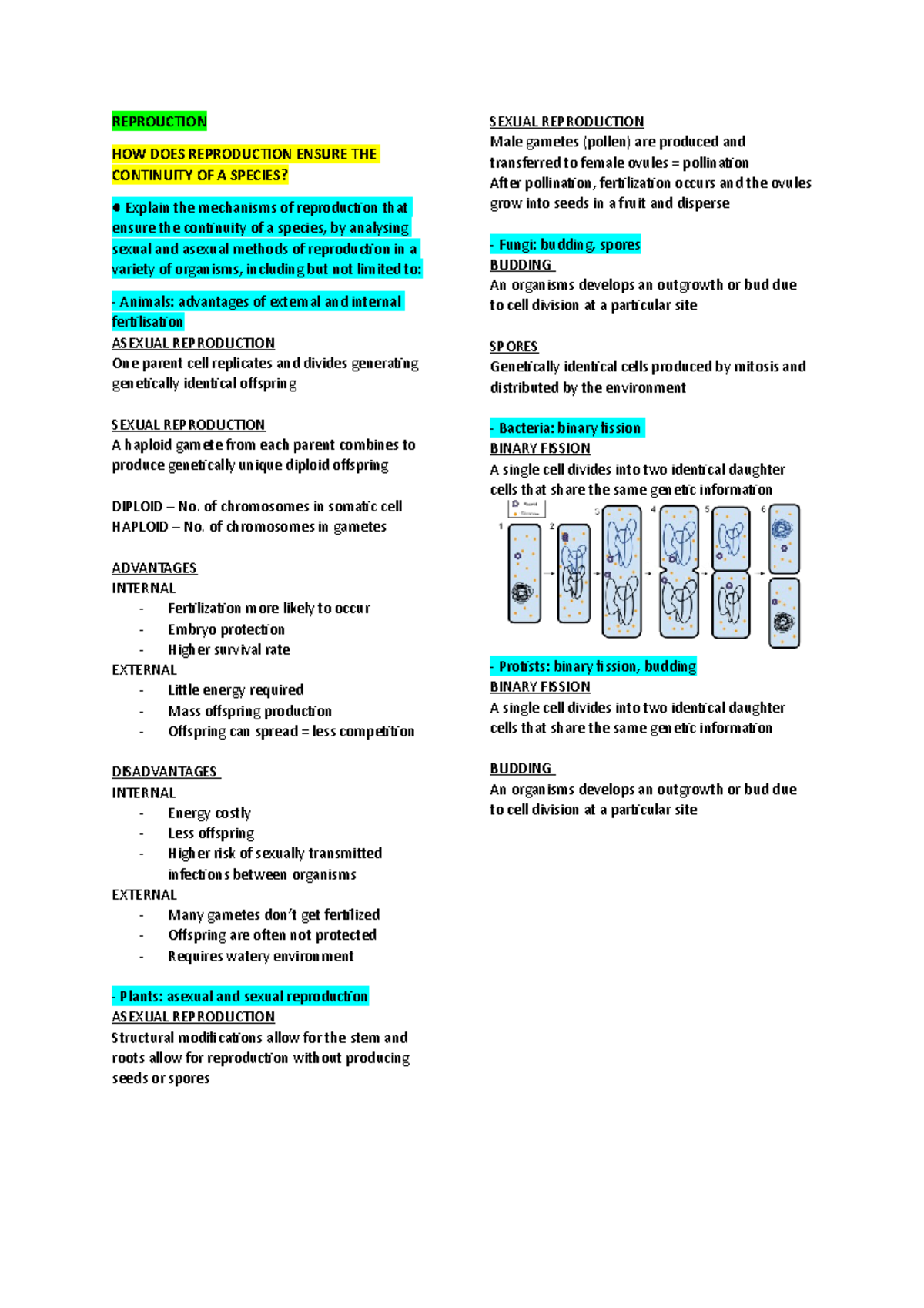 BIO MOD 5 - BIOLOGY MODULE 5 FULL COURSE NOTES FOR THE HSC ...