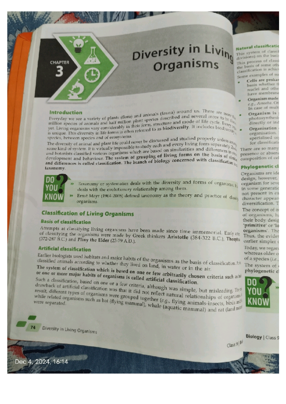 Diversity in living organisms - Diversity in Living Natural ...