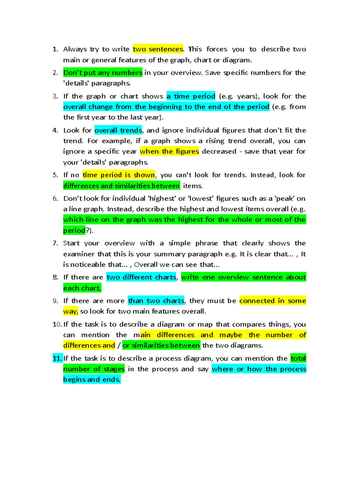 The graph and the table provides informa - Always try to write two ...