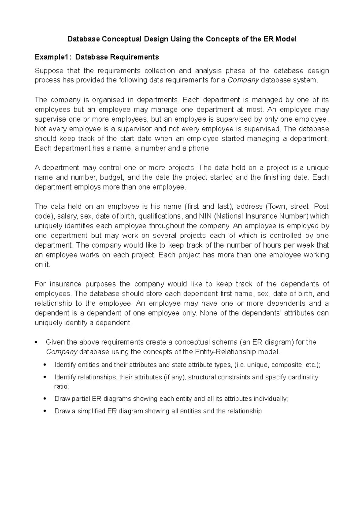 Feng J Example 1-Database Requirements 01Oct2016 - Database Conceptual ...