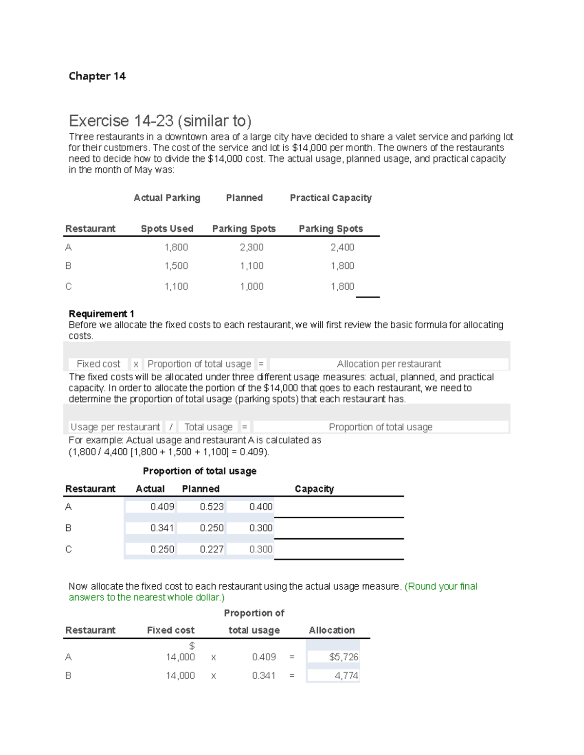 Midterm 2 (Ch 14-16) Lecture Exercises And Solutions Pearson Midterm ...