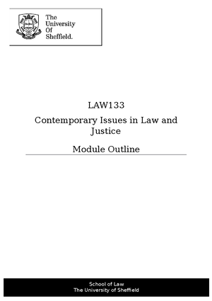 Lecture 1 - Critical Thinking - LAW 133 | Contemporary Issues in Law ...