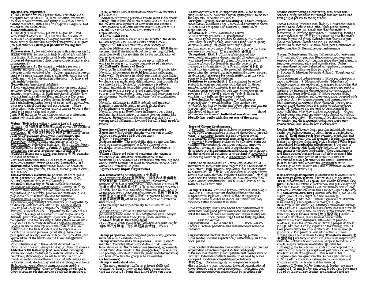 Rsm260 cheat sheet final - Warning: TT: undefined function: 3 Warning: TT: undefined function: 3 ...