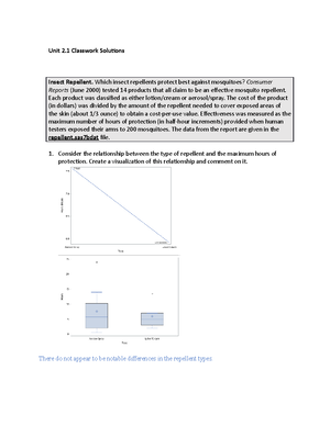 Unit 4.3-4.4 ANOVA Assignment - STAT 3220 Unit 4. One Factor ANOVA Drinkers. A sample of 44 ...