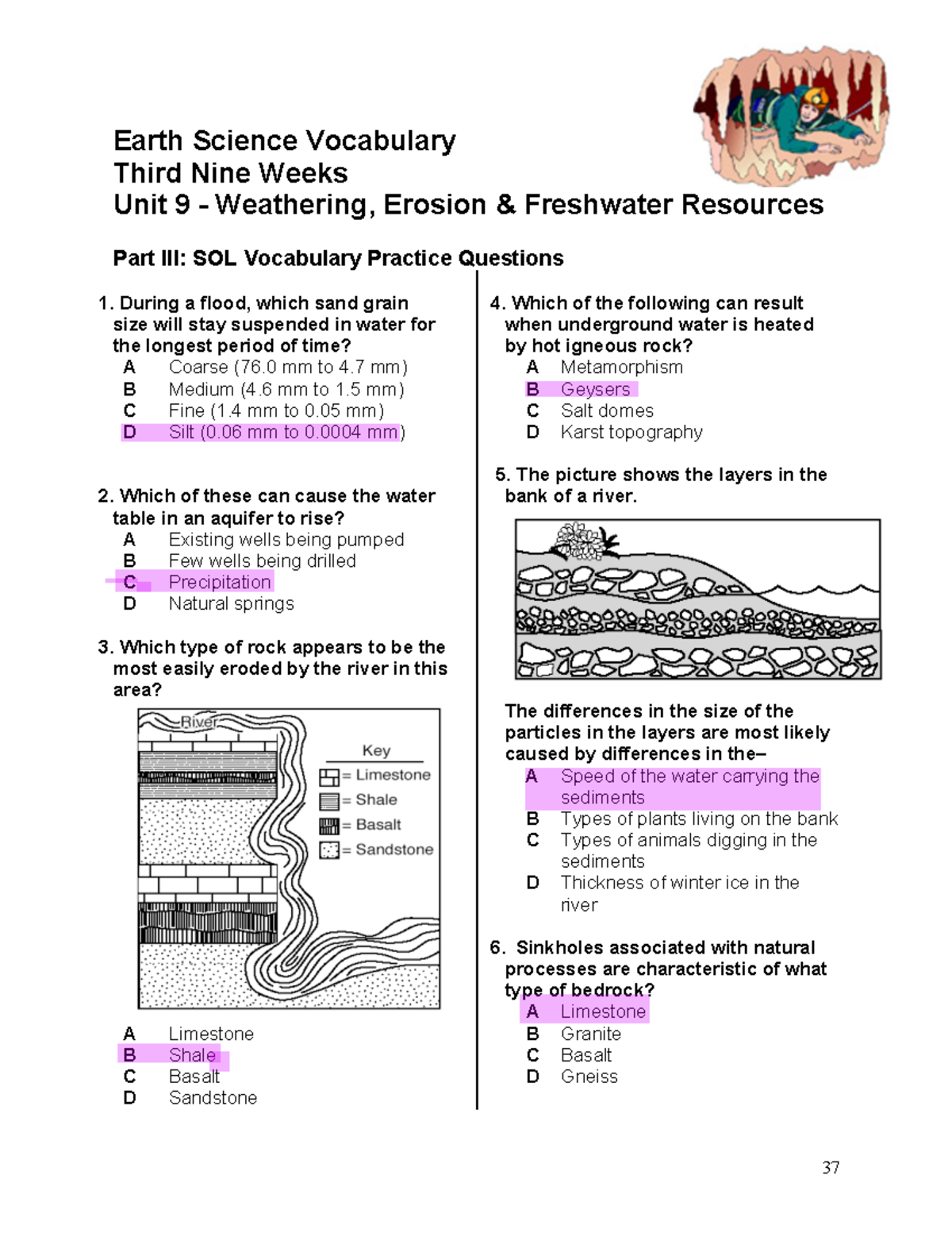 Kami Export - Xavier Tisdale - Unit 9 Page 37 - 37 Earth Science ...