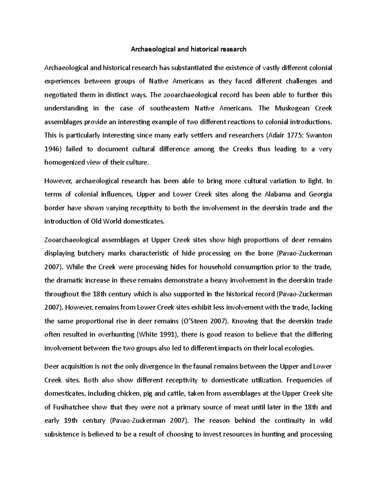 Archaeological and historical research - Archaeological and historical ...