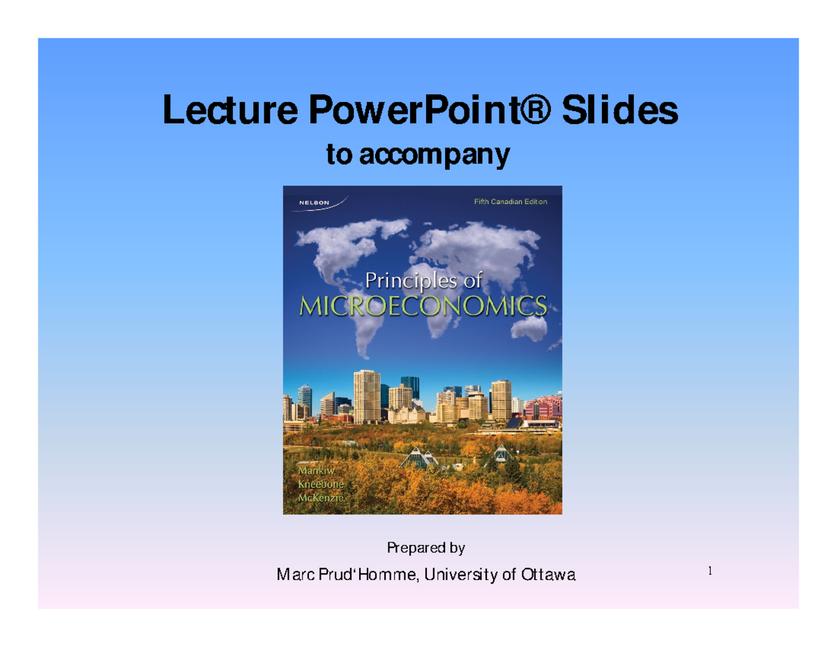 Ch 06 micro - Lecture notes 06 - Lecture PowerPoint® Slides to ...