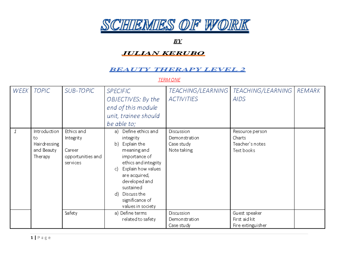 Joyce Simiyu-1 CC - schemes - BY JULIAN KERUBO BEAUTY THERAPY LEVEL 2 ...