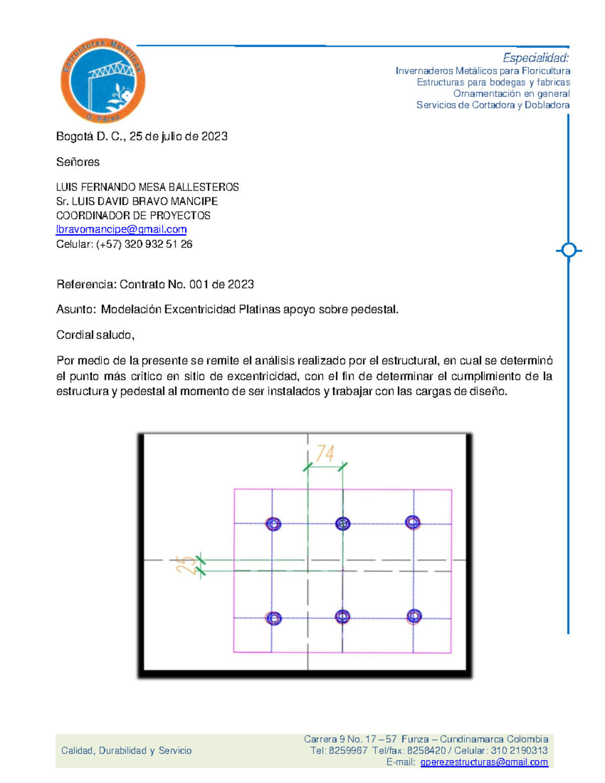 Concepto Excentricidad - Especialidad: Invernaderos Metálicos para ...
