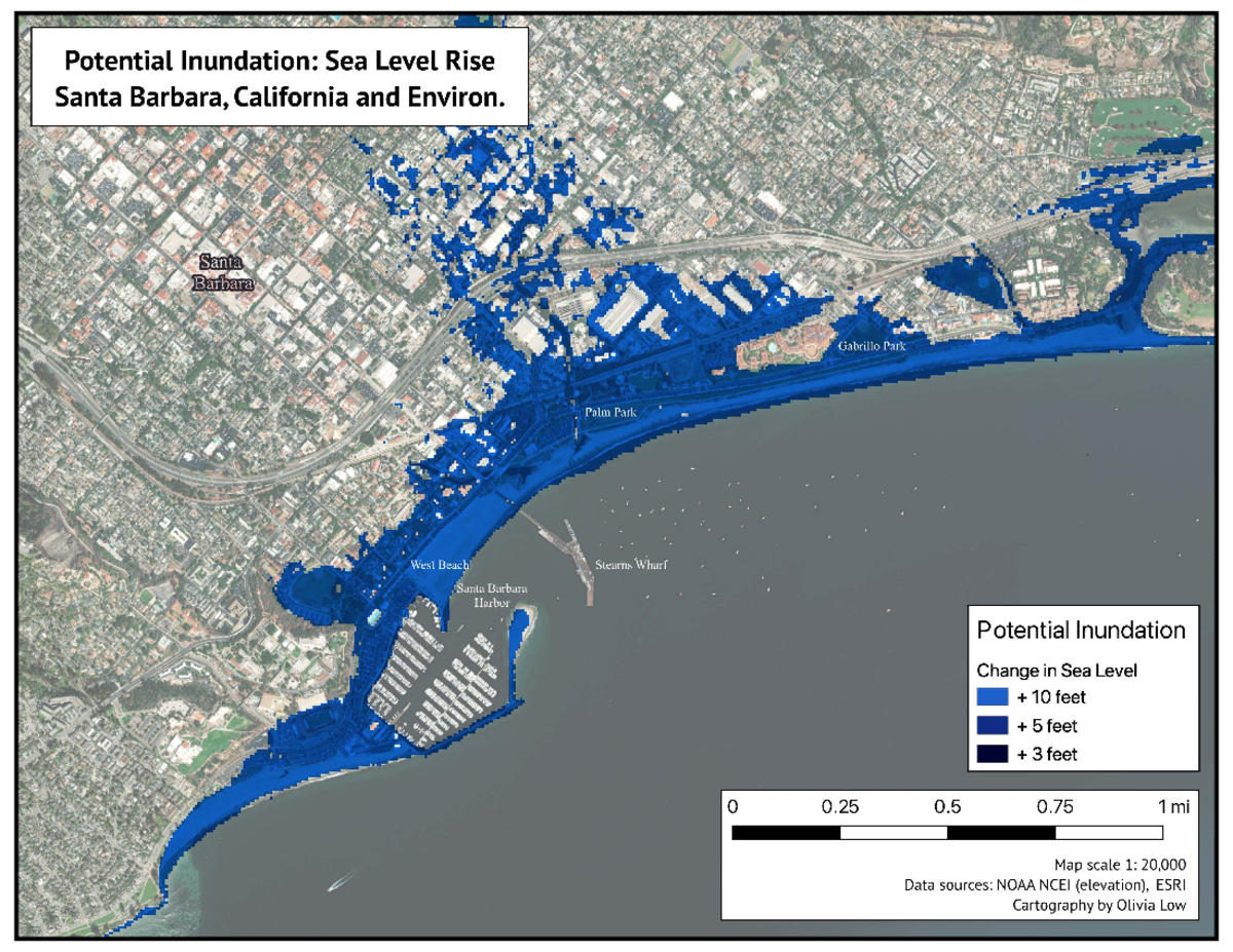 Assign 5 full - In the city of Santa Barbara, sea level rise is ...