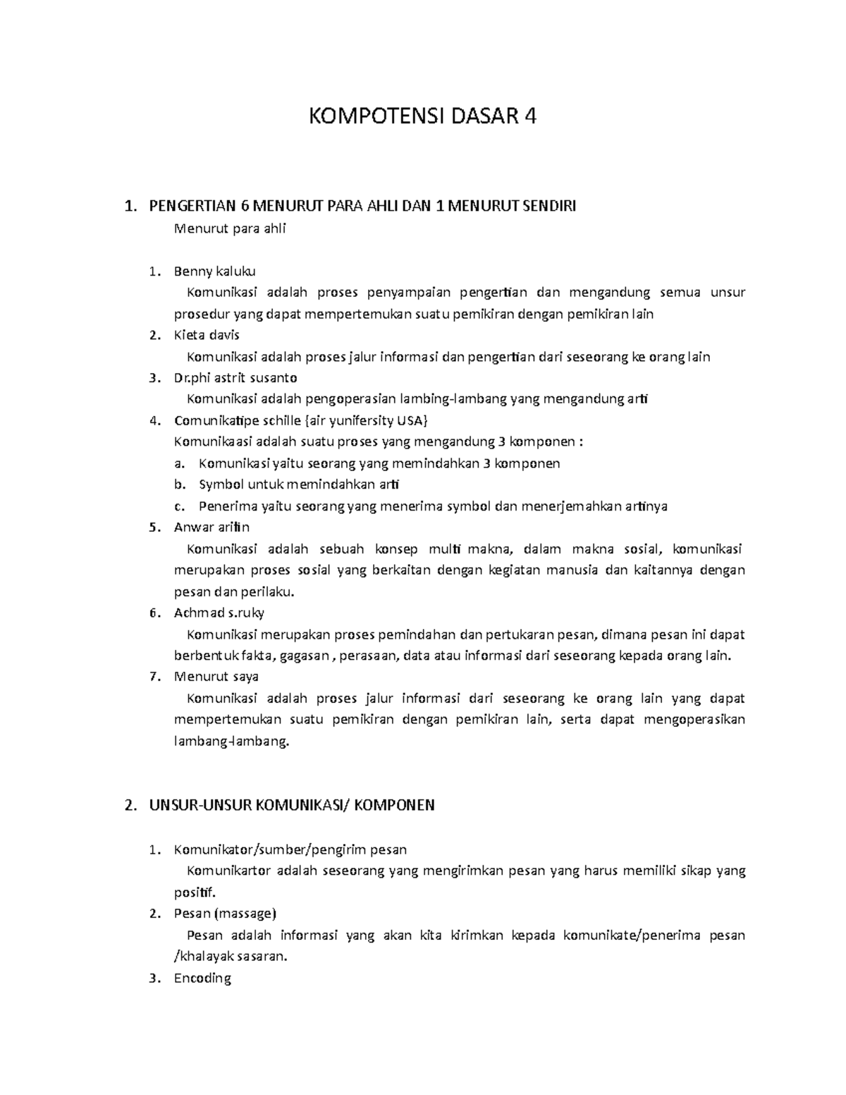 Kompentensi Dasar - pung - KOMPOTENSI DASAR 4 1. PENGERTIAN 6 MENURUT ...