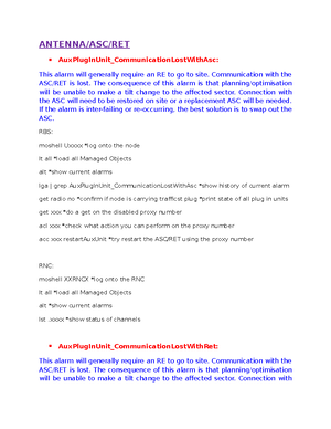 AMOS Usefull commands - comandos moshell - Basic building block of a ...