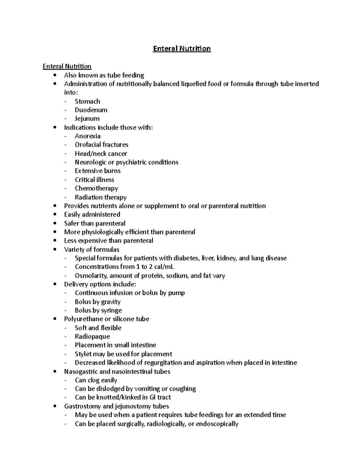 Enteral Nutrition - Enteral Nutrition Enteral Nutrition Also known as ...