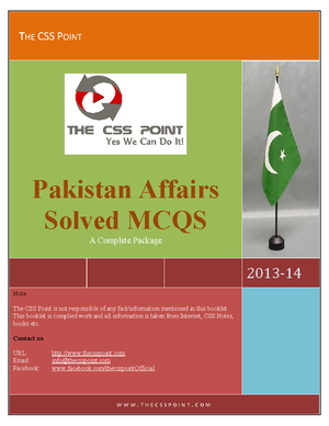 Everyday Science Complied Book - PMS/CSS Everyday Science Compiled by: Engr. Syed Muhammad Umer ...