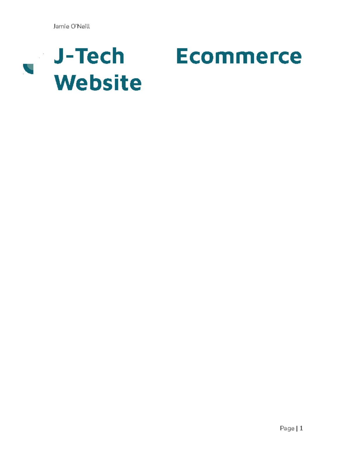 Website development - nea example of what to do - J-Tech Ecommerce Website Analysis Problem ...
