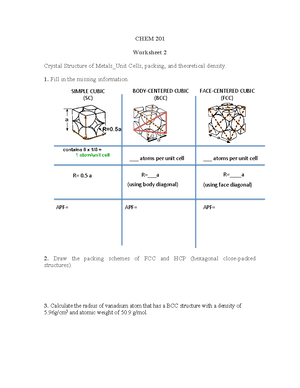 Homework 2 - CHEM201 HW2 - CHEM 201 Fall 2021 HIO&FK&BB Homework # 2 ...