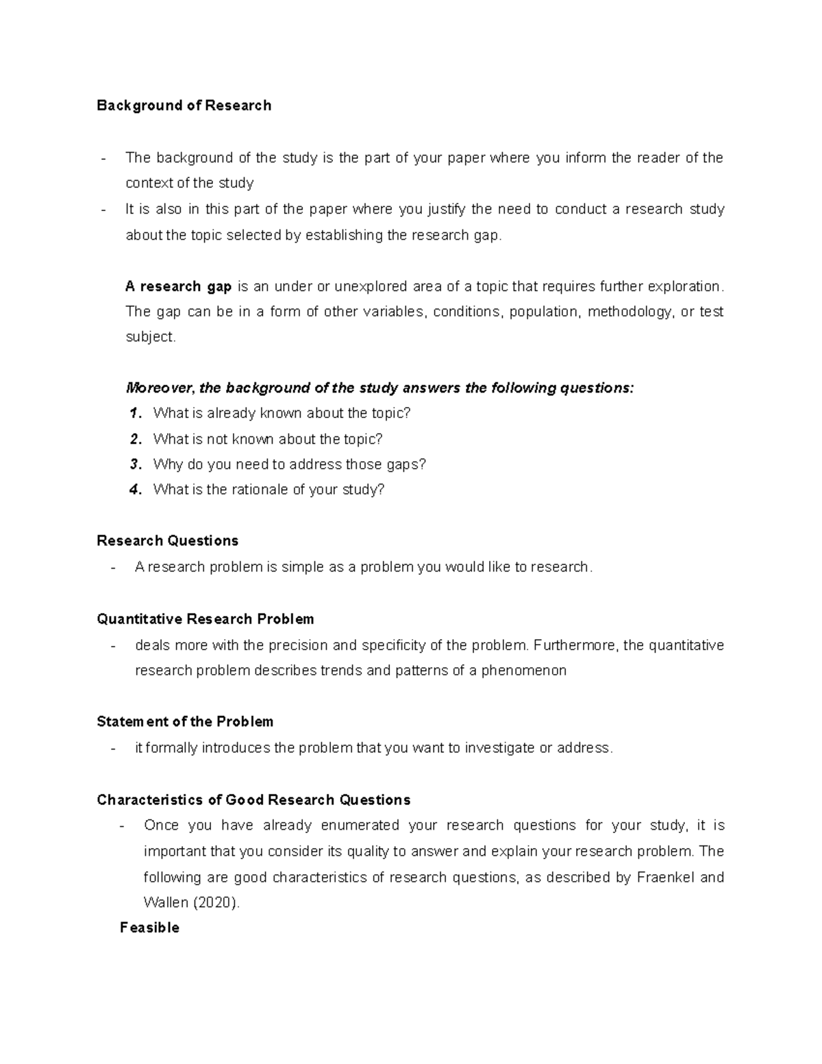 Background of Research - Background of Research The background of the ...