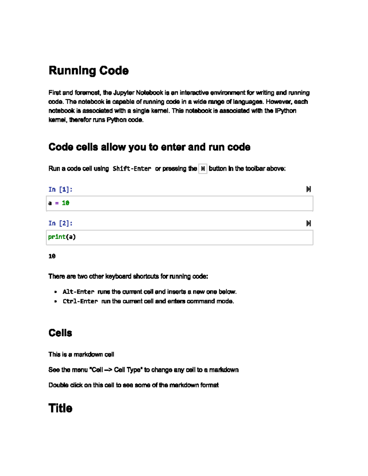 Running Code - code - MAT 307 - Studocu