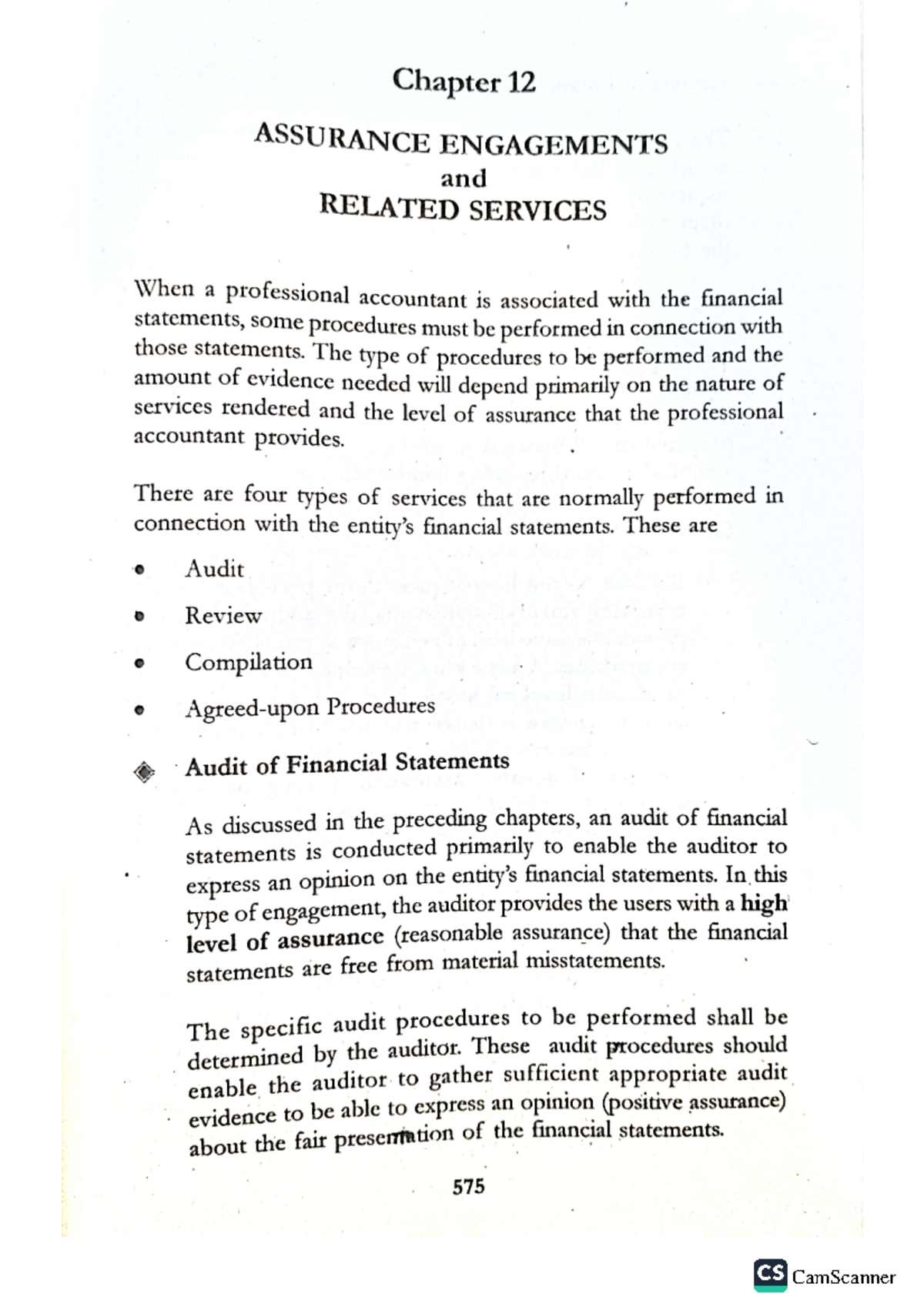 Chapter 12 Auditing Theory Jekell 2018 - Accountancy - Studocu
