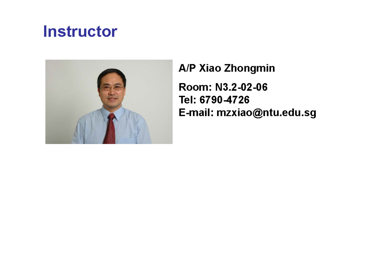 MA2006 Week1 Slides - Lecture notes 1 - NTU - Studocu