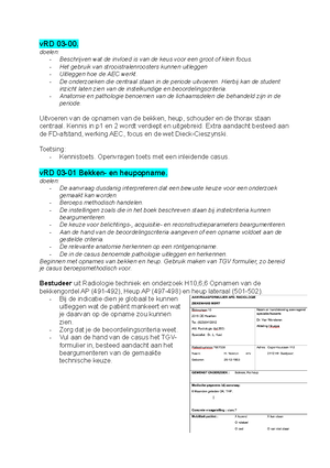 X-voet L - TGV formulier voor voet opname - Radiologie - Inholland ...