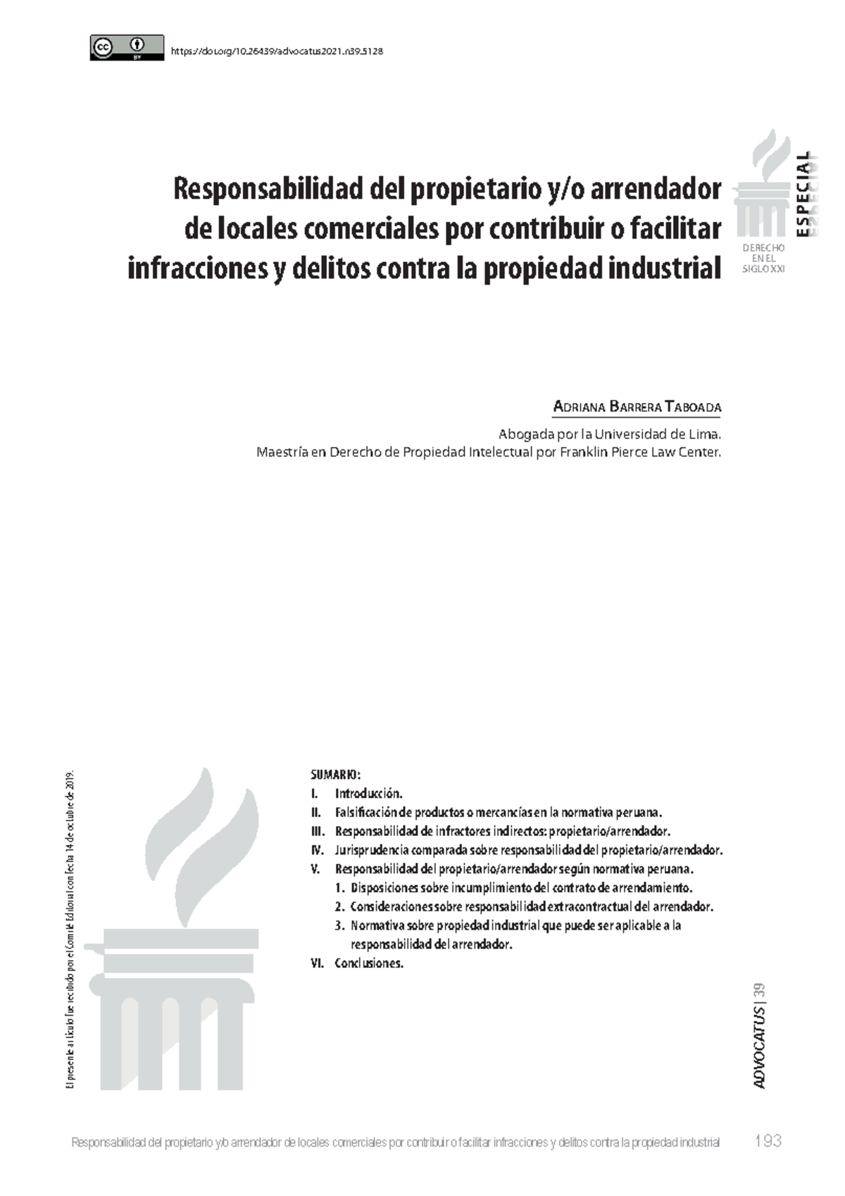 5128-Texto del artículo-18871-1-10-20210326 - 1 9 3 ADVOCATUS | 39 ...