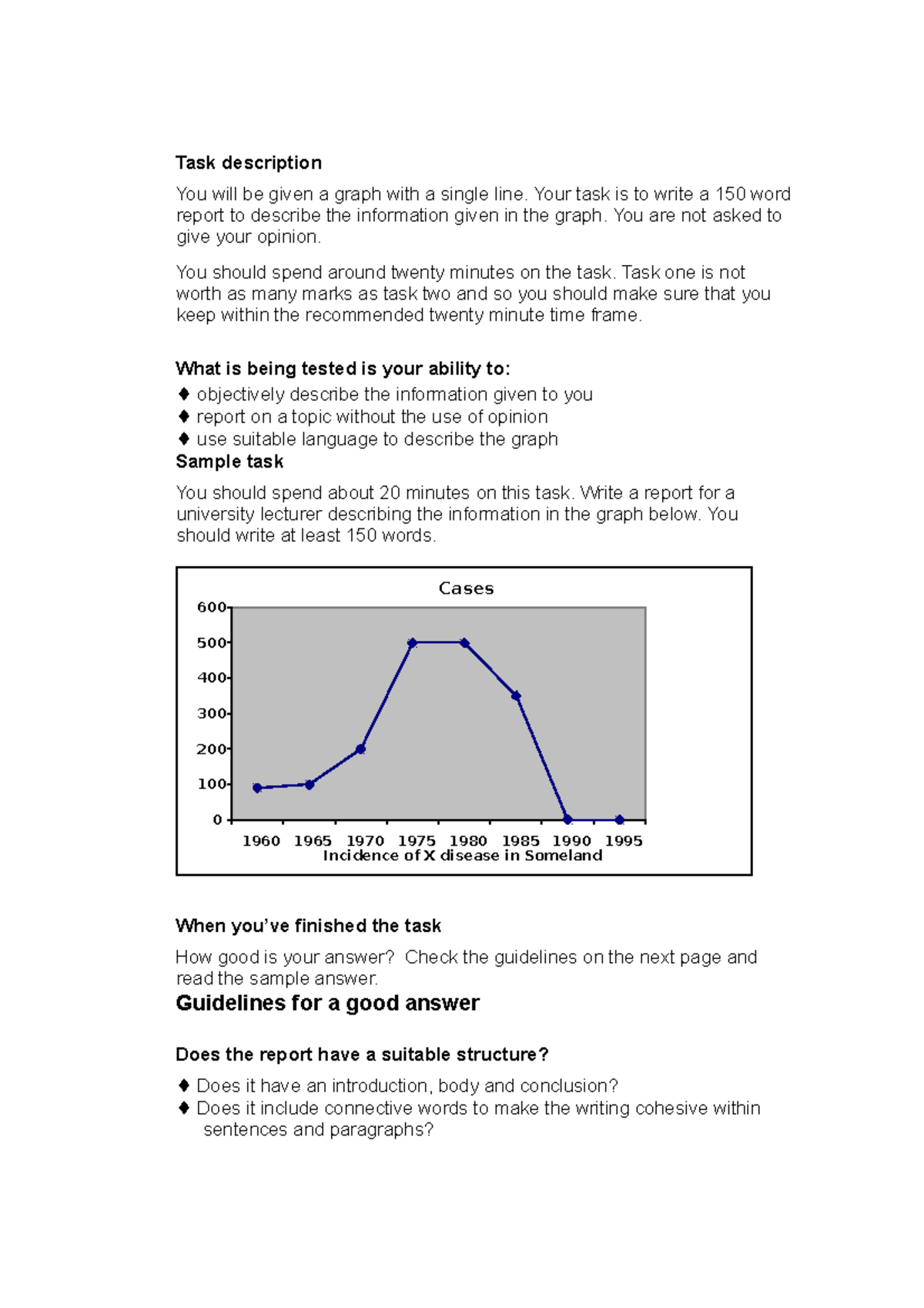Graph interpretations - Task description You will be given a graph with ...