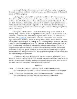 First Essay - Tiktok Congressional Hearing: US Foreign Policy on Social ...