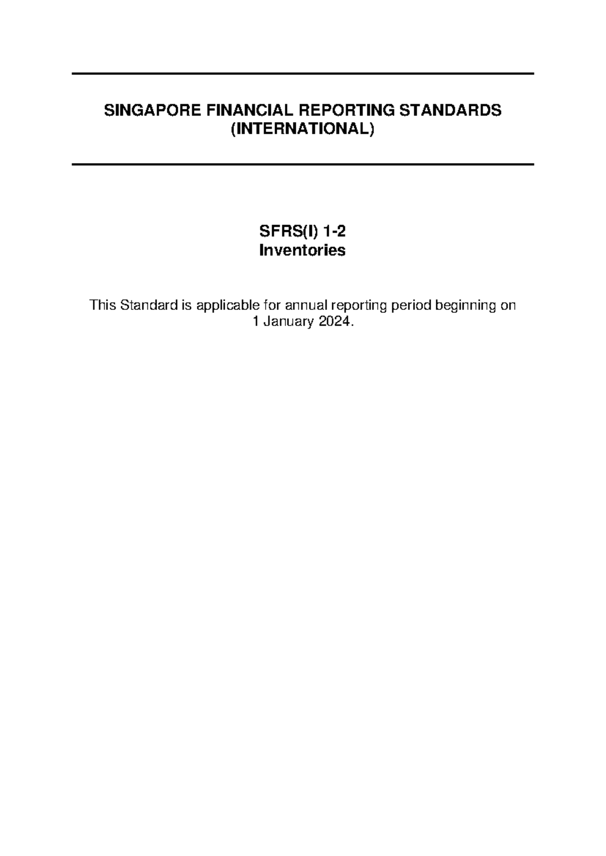SFRS(I) 1-02 Inventory - SINGAPORE FINANCIAL REPORTING STANDARDS ...